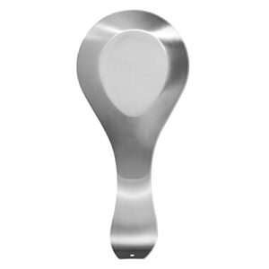 oggi stainless steel spoon rest, 8.25 inch by 4.5 inch (7048.)