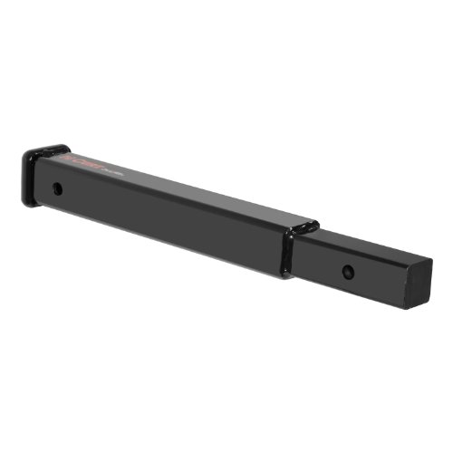 CURT 45796 18-Inch Long Trailer Hitch Extension for 2-Inch Receiver, 3,500 lbs , Black