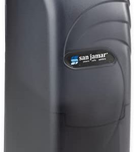 San Jamar S890TBK Oceans Universal Liquid Soap Dispenser, 4 1/2 x 4 3/8 x 10 1/2, 800mL, Black