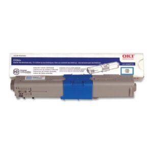 oki 44469721 toner cartridge, 5k yield, cyan