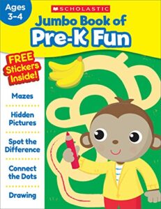 jumbo book of pre-k fun workbook