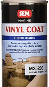 SEM M25203 Formula Boat Grey Marine Vinyl Coat - 16 oz.