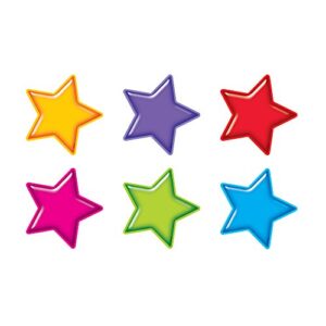 trend enterprises, inc. gumdrop stars classic accents variety pack, 36 ct