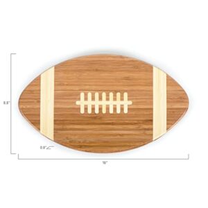 TOSCANA - a Picnic Time brand Touchdown Football Cheese Board, Novelty Charcuterie Board, Serving Platter, Cheese Boards Charcuterie Boards, Wood Cutting Board, (Bamboo)