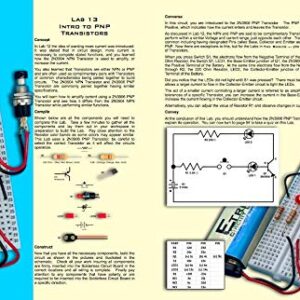 Intro to Electronics Book & Complete Component Kit STEM Compliant 40 Projects