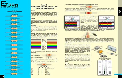 Intro to Electronics Book & Complete Component Kit STEM Compliant 40 Projects