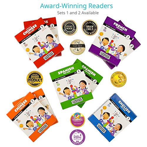 Chinese for Kids 2: Beginner Chinese Readers Book Pack with Online Audio and 100 More Everyday Words in Pinyin and Traditional Chinese for Kids 3-8 years by Language Together