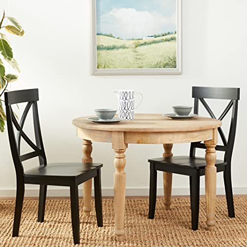 Homestyles Bishop Dining Chair Pair, 18-4/5" W, 22-1/4" D, 38-3/8" H, Black