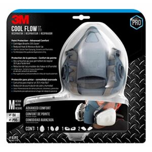 3m professional paint respirator, medium, n95, 7512pa1-a