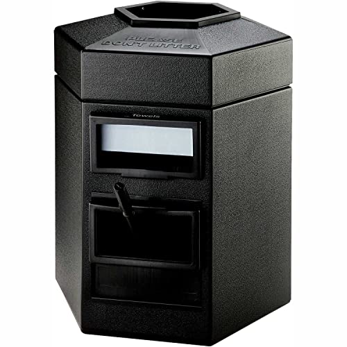 Commercial Zone Products 755201 Cayman 1 Waste/WSC Center,Black