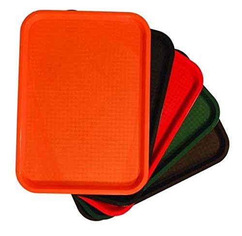 Update International FFT-1418GR Fast Food Tray Green, 14 x 18 in, Polypropylene (Recyclable Plastic)