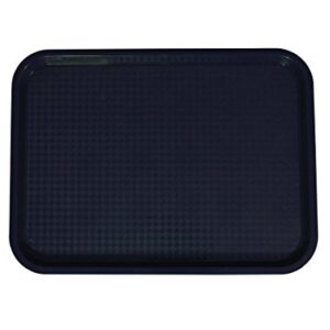 Update International FFT-1014BK Fast Food Tray Black, 10 x 14 in, Polypropylene (Recyclable Plastic)