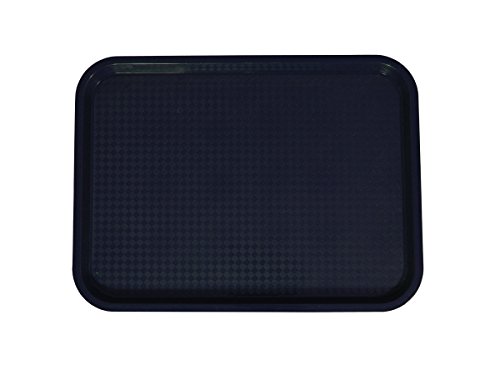 Update International FFT-1014BK Fast Food Tray Black, 10 x 14 in, Polypropylene (Recyclable Plastic)