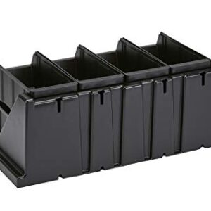 Cambro 8RS8110 Versa Black 8-Bin Organizer Rack Case of 1