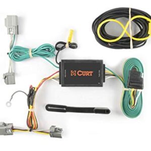 CURT 56093 Vehicle-Side Custom 4-Pin Trailer Wiring Harness, Fits Select Ford Taurus, Explorer, Lincoln MKS