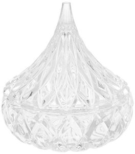 godinger crystal famous hersheys kiss crystal candy dish