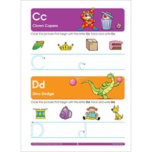 School Zone - Kindergarten Scholar Workbook - 64 Pages, Ages 5 to 6, Alphabet, Phonics, Shapes, Patterns, Counting, Addition & Subtraction, and More