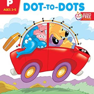 School Zone - ABC Dot-to-Dots Workbook - 32 Pages, Ages 3 to 5, Preschool, Kindergarten, Connect the Dots, Alphabet, Letter Puzzles, and More (School Zone Get Ready!™ Activity Book Series)