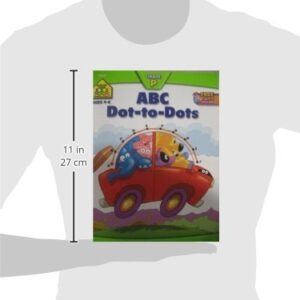 School Zone - ABC Dot-to-Dots Workbook - 32 Pages, Ages 3 to 5, Preschool, Kindergarten, Connect the Dots, Alphabet, Letter Puzzles, and More (School Zone Get Ready!™ Activity Book Series)