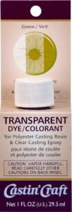 environmental technology 1-ounce casting’ craft transparent dye, green