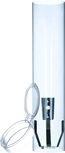 San Jamar Plastic Pull-Type Water Cup Dispenser, 16 Inches, Blue, (Pack of 24)