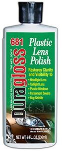 duragloss 681 pink creamy plastic lens polish, 8 oz., 1 pack