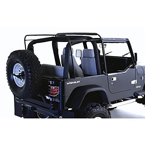 Rampage Replacement Installation Hardware for Soft Cab Top | Black | 69999 | Fits 1987 - 1995 Jeep Wrangler