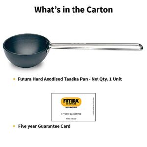 Futura Anodised Heating Pan, 4.72 IN, Black