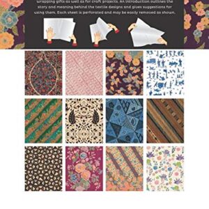 Indonesian Batik Gift Wrapping Papers - 12 Sheets: 18 x 24 inch (45 x 61 cm) Wrapping Paper