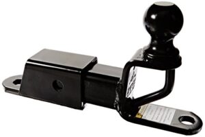 atv tek, trh1 trio hd receiver hitch with ball mount, heavy-duty tow hitch