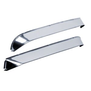 Auto Ventshade [AVS] Ventshade / Rain Guards | Stainless Steel Finish, 2 pc | 12006 | Fits 1982 - 1993 Chevrolet S10, 1982 - 1990 GMC S15, 1983 - 1994 S10 Blazer/S15 Jimmy, 1991 - 1994 Bravada/Sonoma