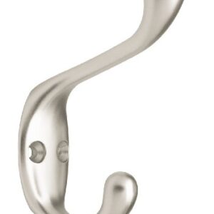 Liberty B42302Q-SN-C5 Heavy Duty Coat and Hat Hook, 3-inch, Matte Nickel