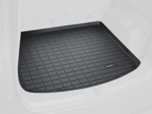 weathertech custom fit cargo liners for porsche cayenne, black