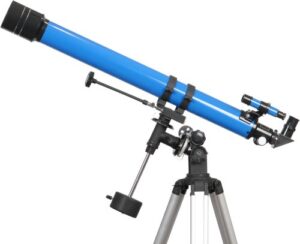 ioptron 6002 900x70 refractor telescope (blue)