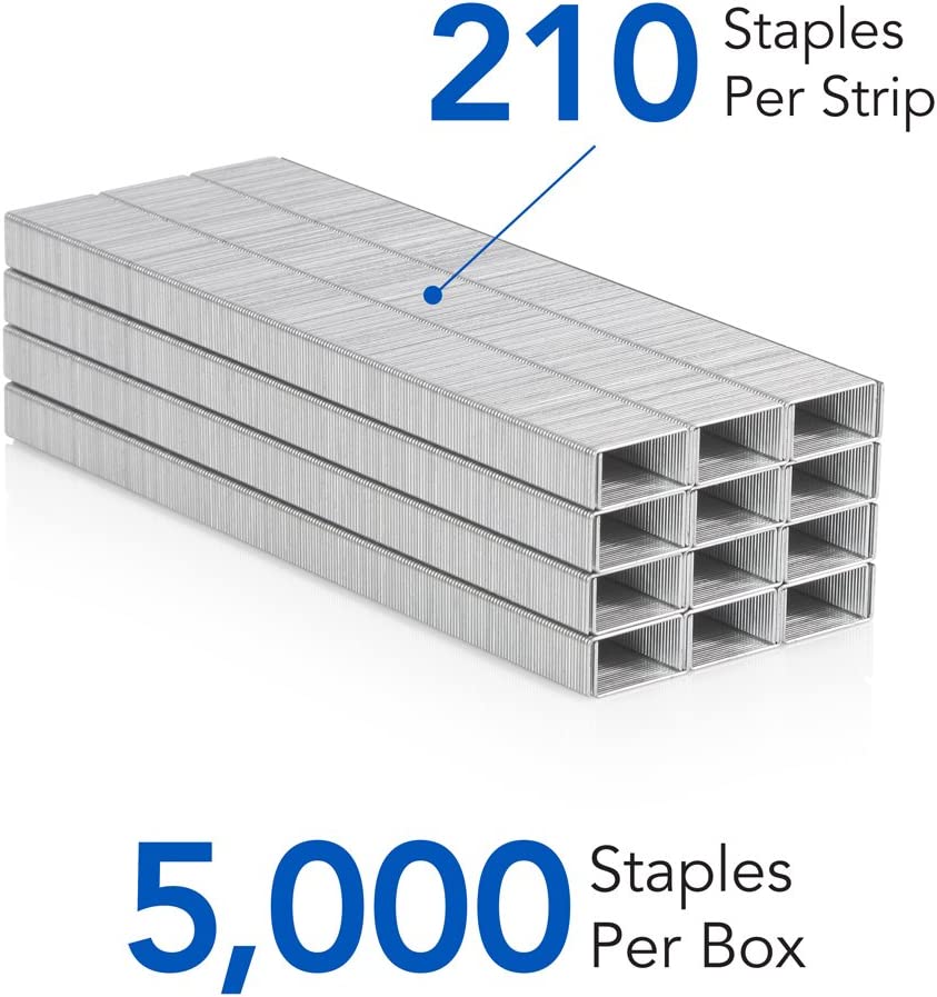 Swingline Staples, S.F. 4, Premium, 1/4 Inches Length, 210/Strip, 5000/Box, 1 Pack (35450)