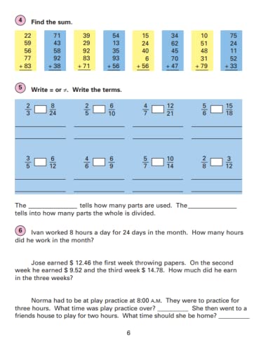 Horizon Math 3rd Grade Student Book 2