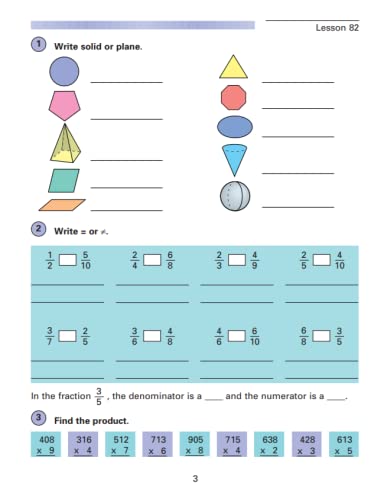 Horizon Math 3rd Grade Student Book 2