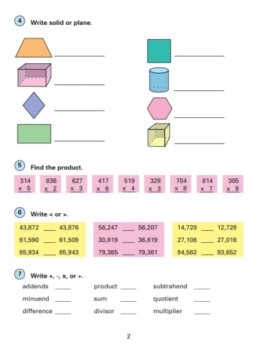 Horizon Math 3rd Grade Student Book 2