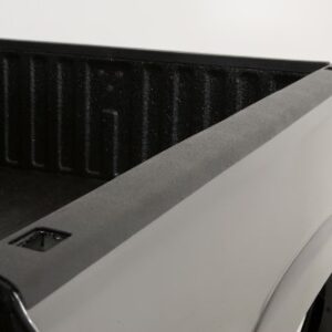 Wade 72-41104 Truck Bed Rail Caps Black Smooth Finish with Stake Holes for 2007-2014 Chevrolet Silverado 1500 2500 with 6.5ft bed (Set of 2)