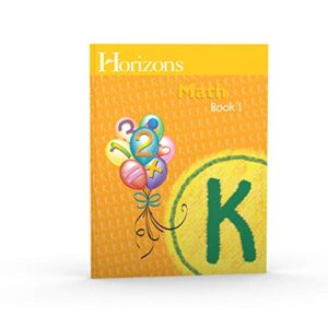 horizons kindergarten math student book 1 (lifepac)