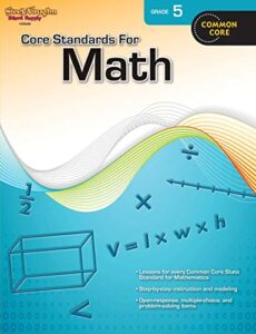 core standards for math: reproducible grade 5