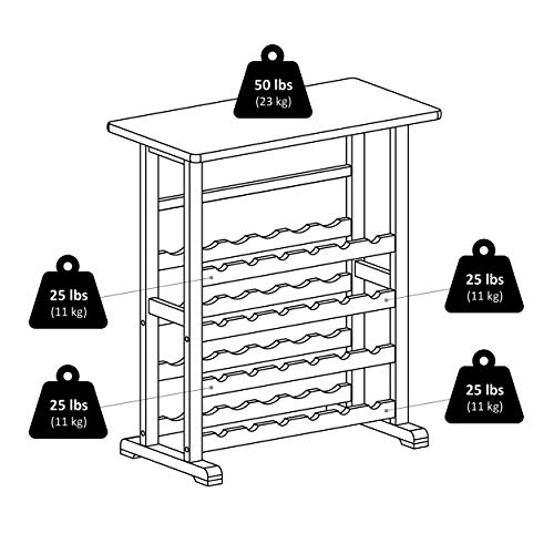 Winsome Vinny Wine Storage, 31.5"W x 35.67"H x 16.22"D, Espresso