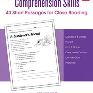 Scholastic Teaching Resources SC-546053 Comprehension Skills Gr 2 40 Short Passages For Close Reading