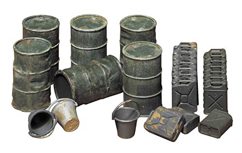 Tamiya Models Oil Drums/Jerry Cans/Buckets