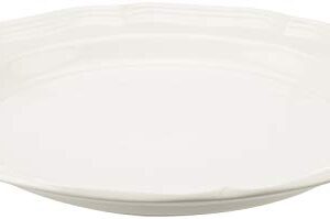 Mikasa French Countryside Round Serving Platter, 12-Inch White