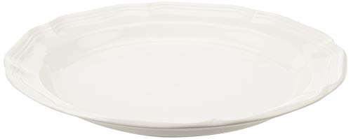 Mikasa French Countryside Round Serving Platter, 12-Inch White