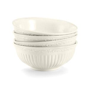 mikasa italian countryside fruit bowl, 5-1/4-inch, set of 4