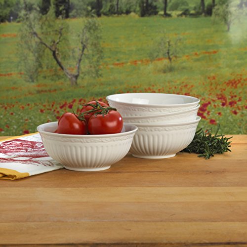 Mikasa Italian Countryside Fruit Bowl, 5-1/4-Inch, Set of 4