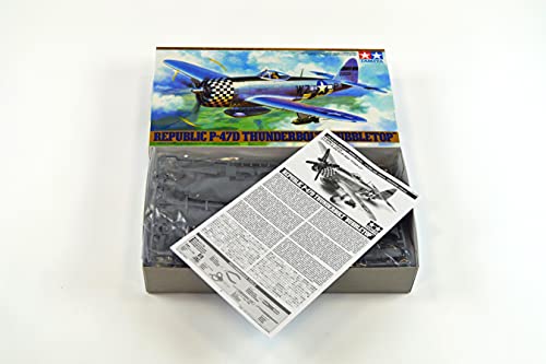 Tamiya 61090 1/48 P-47D Thunderbolt Bubbletop Plastic Model Airplane Kit