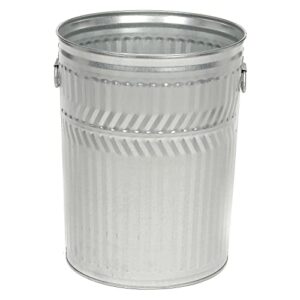 witt industries galvanized steel garbage can, heavy duty, 32 gallon